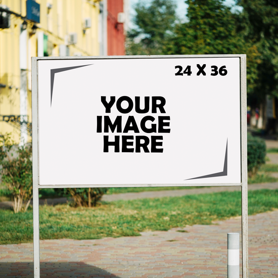 Custom Yard Sign with H-Frame – JayCo Ink